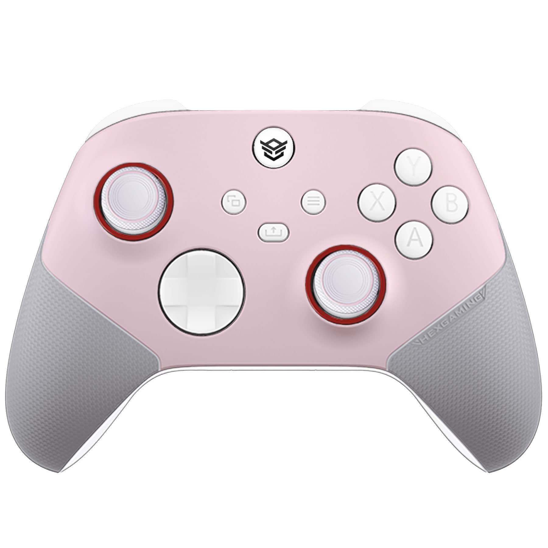 HEXGAMING ULTRA X Wireless Controller for Xbox Series X & S, for Xbox One, and for Windows 7/8/10-4 Remappable Back Buttons - Adjustable Triggers - Interchangeable Thumbsticks - 6 Profiles - Pink