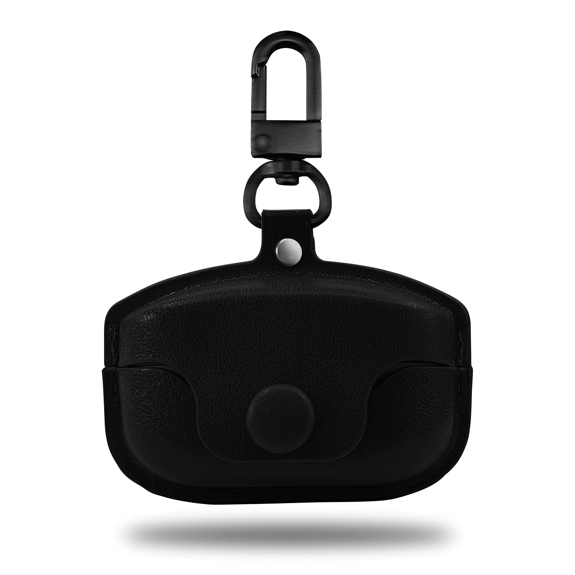 Geiomoo Leather Case Compatible with Sony WF-1000XM4, Soft Portable Protective Cover (Black)