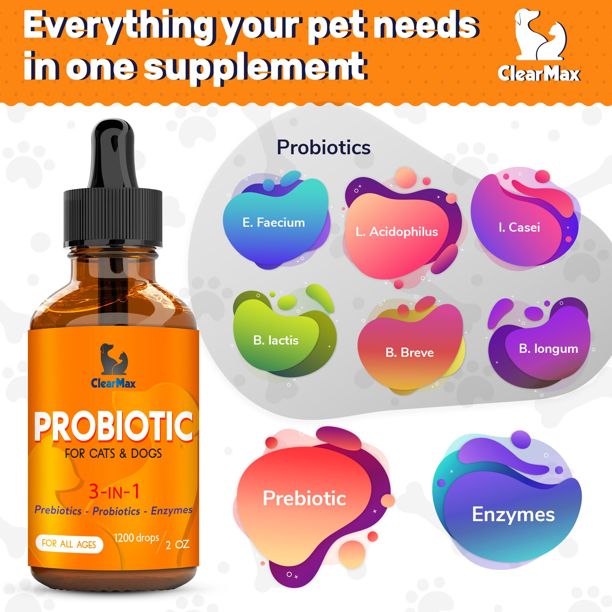 Natural Dietary Supplements for Cats and Dogs ◆ Cat Natural Dietary Supplement ◆ Natural Dietary Supplement for Cats ◆ Probiotics for Dogs ◆ Probiotics for Cats ◆ Bundle