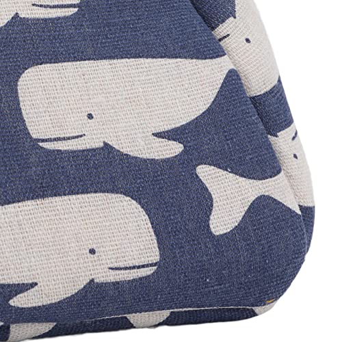 OKJHFD Guinea Printed Fish Pattern Pig Cave Cozy Hamster House Large Hideout Dwarf Rabbits Hedgehog Bearded Winter Hamster Cage Accessories(Small)