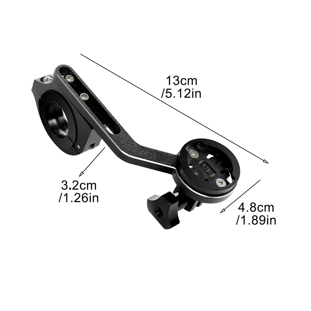 EMVANV Bike Mount, Bike Computer Mount Bracket Holder, Bicycle Handlebar Mount Out Front Handlebar Mount Fit for G-Armin Edge(Black)