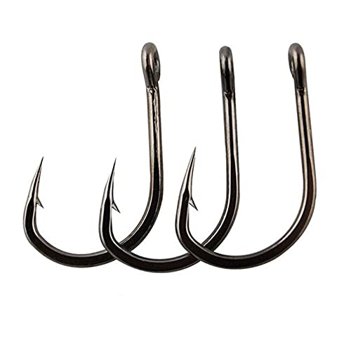 Fish Hook 100pcs Fishing Hooks Set Carbon Steel Single Circle Fishhook Fly Fishing Jip Barbed Carp Hooks Sea Tackle Accessories Fishing Tools