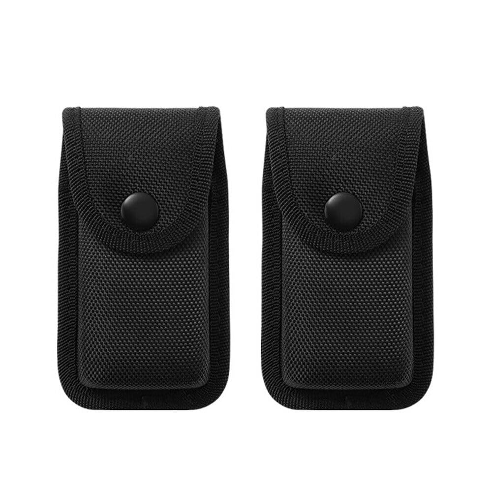 Nylon Pocket Knife Sheath Folding Knife Pliers Sheath Storage Multi Case Bag Portable Black (Type 2【2Pcs】)