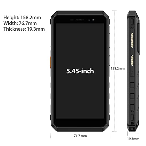 Ulefone Rugged Smartphones, Power Armor X11 Pro 8150mAh Battery, 8GB+64GB Android 12 Octa-core Rugged Phone, 16MP Rear Camera 5.45-inch Screen, Dual SIM 4G, IP68 Waterproof Unlocked Cell Phone