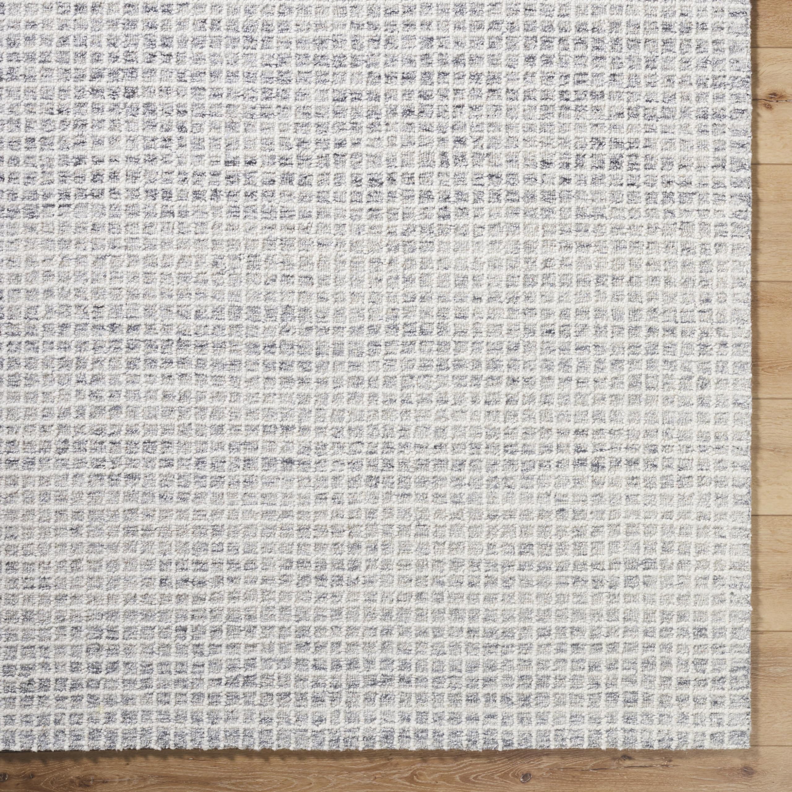 Livabliss x Vivir Andreas Modern Area Rug, 8' x 10', Light Gray, (8' x 10')