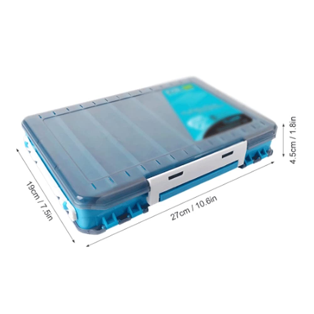 LMMDDP Double-sided Fishing Box Fishing Accessories Bait Hook Storage Box Fishing Tackle Storage Box