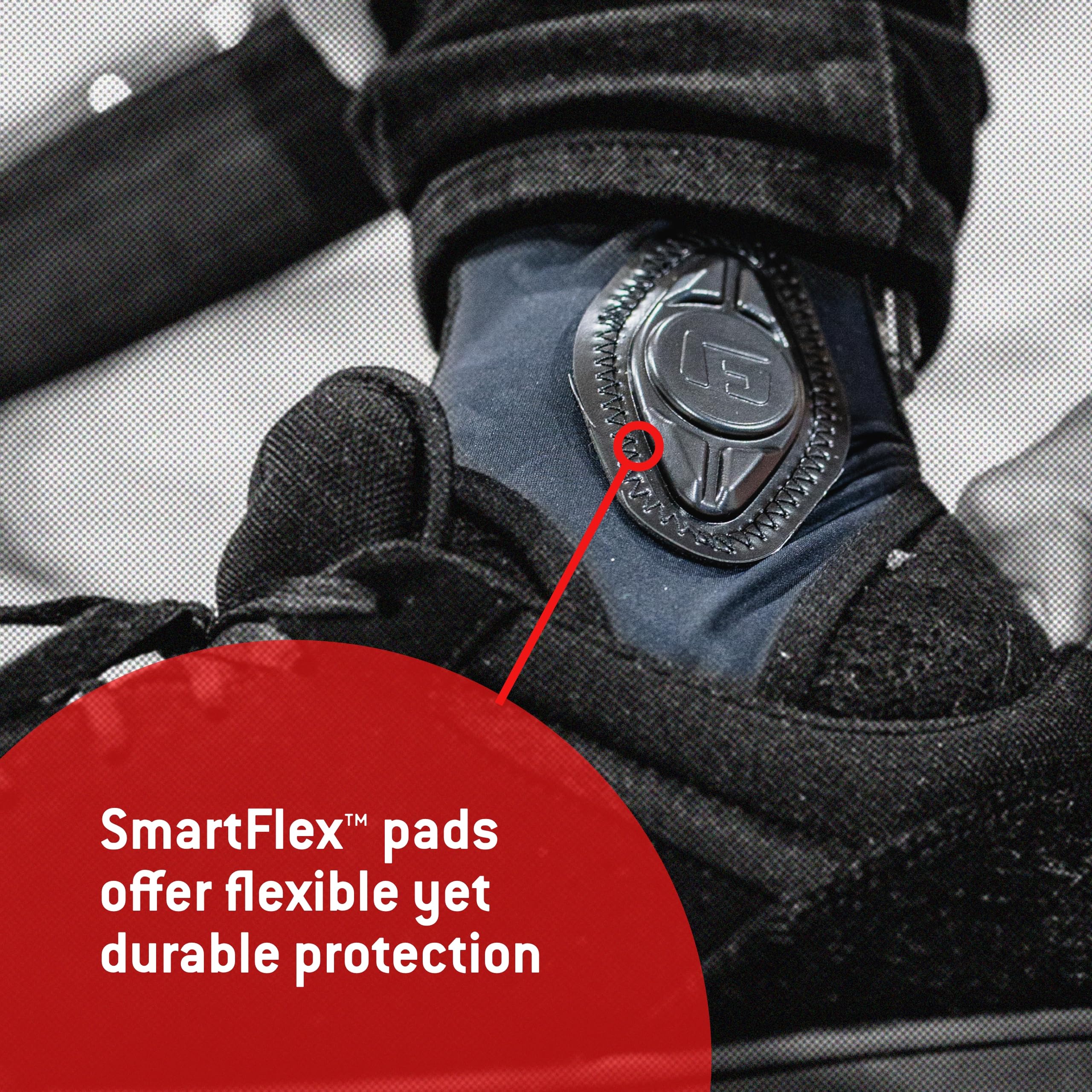 G-Form Pro-X Ankle Guard - Flexible Ankle Guards for Athletes - Biker & Soccer Ankle Protective Gear - Unisex Ankle Pads for Protection & Support - Black, Youth One Size