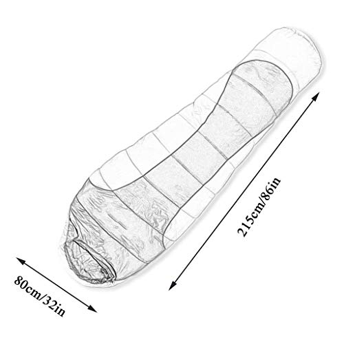 LMMDDP Mummy Sleeping Bag,Winter Sleeping Bag for Camping, Hiking, Backpacking and Travel,Waterproof, Compact and Ultralight Cold Weather Sleeping Sack (Color : Style 2)