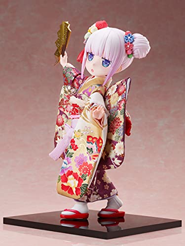 Furyu Miss Kobayashi's Dragon Maid: Kanna (Japanese Doll Ver.) 1:4 Scale PVC Figure,Multicolor