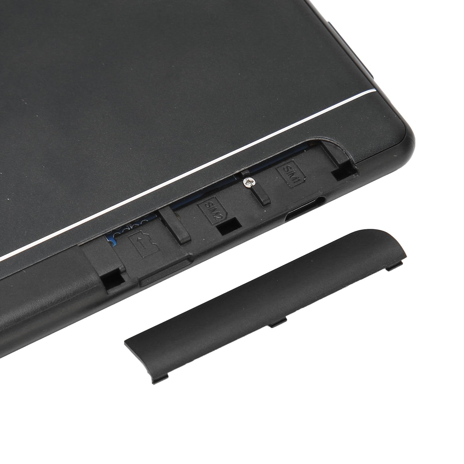Haofy Office Tablet, HD Tablet, Dual Camera, US Plug, 100-240V, 3 Card Slots for Travel (Black)