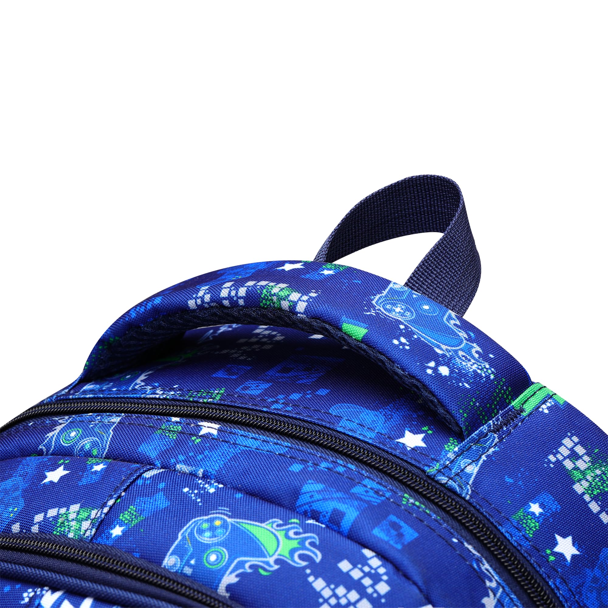 MYGOO Kids Backpack for Boys | Primary School Backpack for Teen | Doubleday Collection | 17" tall | Gamer Blue