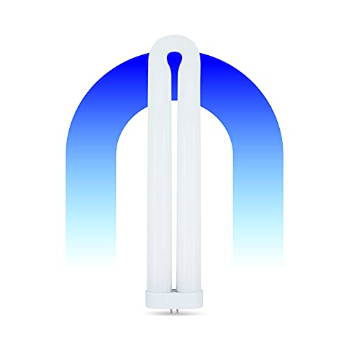 lumenivo Bug Zapper Bulb Replacement for Stinger/DEJAY B8080/9206 50W Stinger Bug Zapper Replacement Bulb with G10Q-4 4 Pin Square Base - T1 FUL50T10/BL Bug Zapper Bulb - 1 Pack