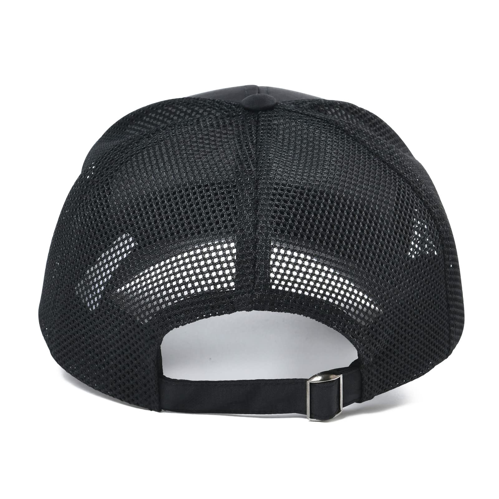 FEINION Quick Dry Baseball Hat Outdoor Ball Cap Adjustable Dad Hat Sports Caps for Men (Camouflage Black/Mesh)