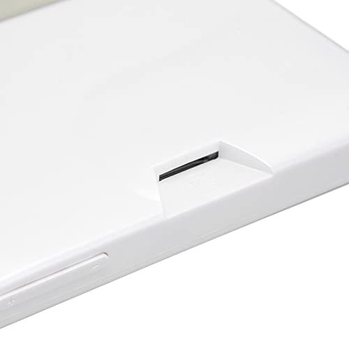 Kids Tablet, US Plug 100240V 5000mAh Capacity HD Tablet 4GB 32GB for 10.0 for Reading (White)
