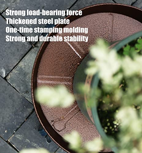 MYBAQ,Plant Dolly,Plant Caddy,Plant Roller Base,Plant Caddy with Wheels Heavy Duty,Plant Caddy with Wheels,Planter Mover, Round Plant Roller Base for Vertical Planting Troughs,Plant Pots,Trash Cans.