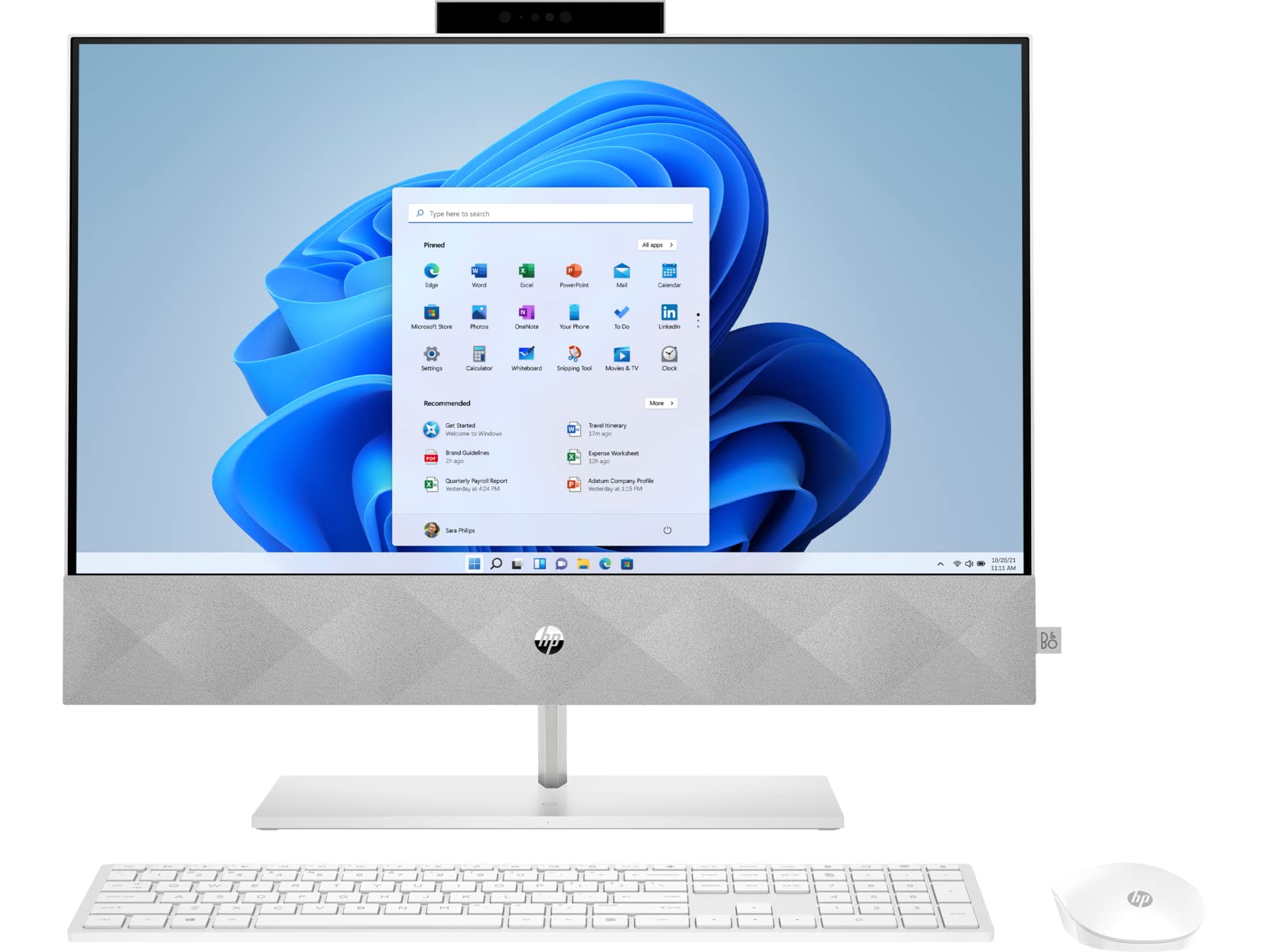 HP Pavilion 24 Desktop 2TB SSD 32GB RAM Extreme (Intel Core i7-11700K Processor with Turbo Boost to 5.00GHz, 32 GB RAM, 2 TB SSD, 24" Touchscreen FullHD, Win 11) PC Computer All-in-One