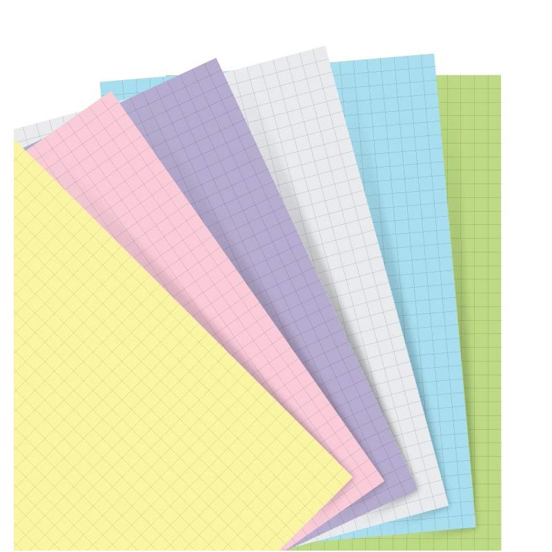Filofax A5 Pastel Ruled Paper Refill