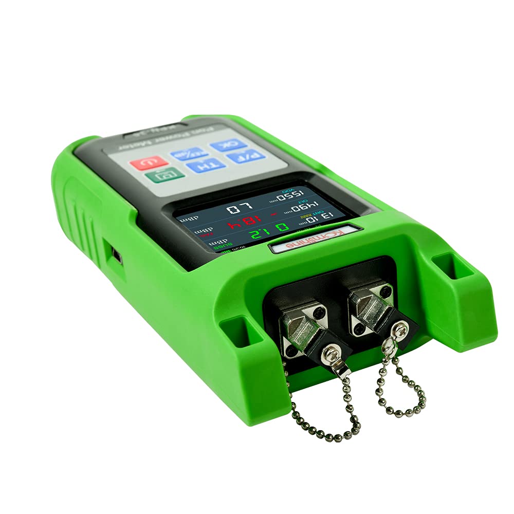 KOMSHINE KPN-35 PON Optical Power Meter 0.1dB Resolution, 1490nm, 1550nm,1310nm for PON Network Testing APC Connector
