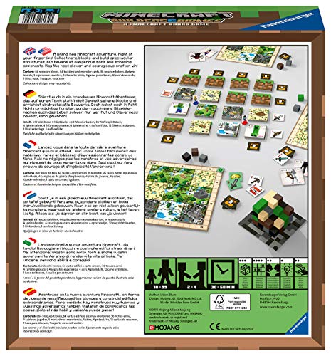Ravensburger Minecraft: Builders & Biomes Strategy Board Game, 2-4 players, Ages 10 & Up