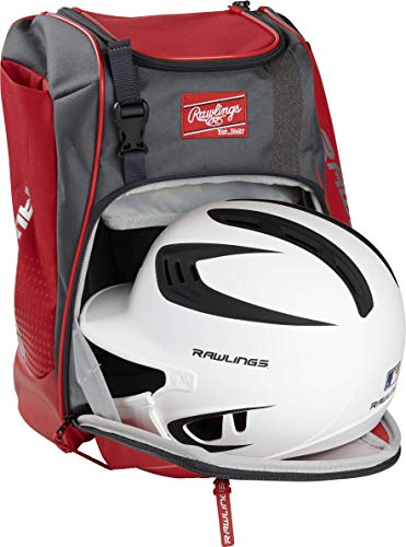 Rawlings Franchise Player's Baseball Backpack, Scarlet Red