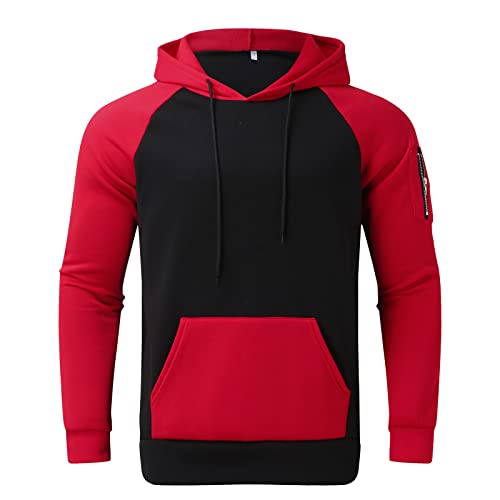 Larisalt Men's Essentials Warm-Up Open Hem 3-Stripes Tracksuit Bottoms Sweatshirt Vintage H17