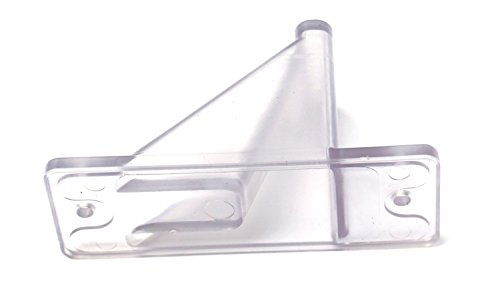JSP Manufacturing Plastic Roof Ice Guard Mini Snow Guard (100 Pack) Prevent Sliding Snow Ice Buildup
