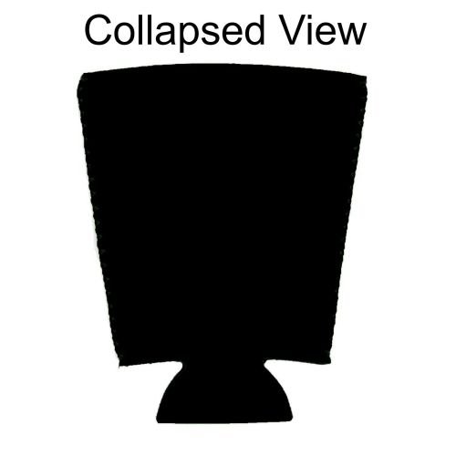 I'm Outdoorsy in that I Like Getting Drunk on Patios Pint Glass Coolie (Black)