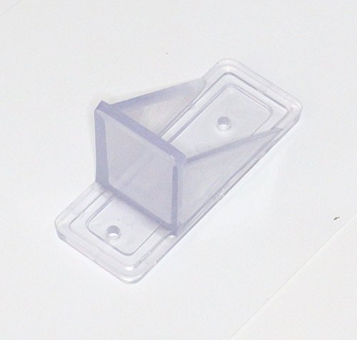 JSP Manufacturing V2-Mini Roof Guard Snow Guard Prevent Sliding Ice Snow Stop Buildup Plastic Multipack-Multicolor (100, Clear)