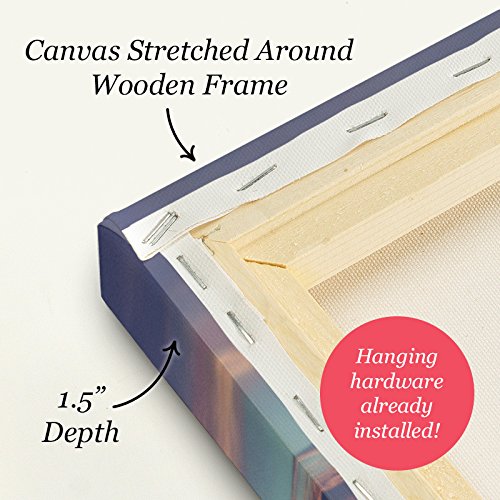 GREATBIGCANVAS Within Canvas Wall Art Print, Floral Home Decor Artwork, 36"x18"x1.5"