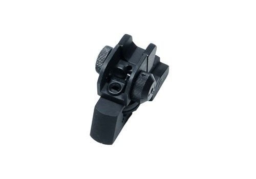 Green Blob Outdoors Match Grade Detachable Rear Sight with Full Range Windage and Elevation Adjustment, Matte Black