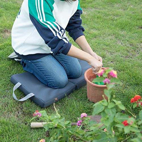 Gardenised QI003893 Memory Foam Kneeler for Gardening, Baby Bath, Knee Pad for Outdoor Work, Foldable and Extra Soft, Black
