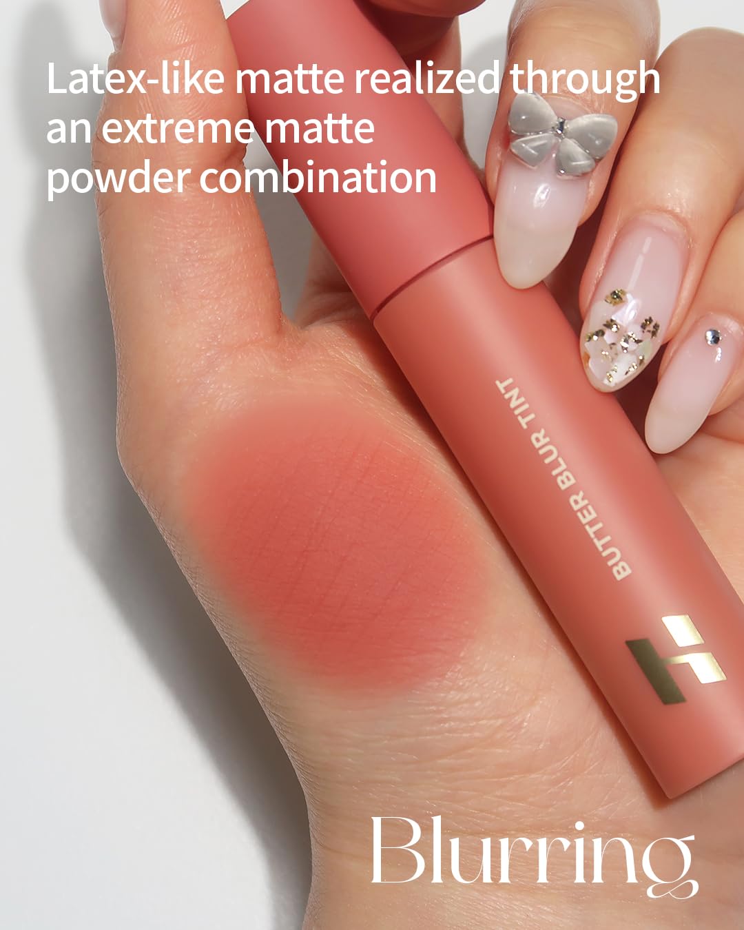 HOLIKA HOLIKA Butter Blur Lip Tint (09 VINE) - Korean Matte Lip Tint, Lightweight High-Pigmented Lips, Velvety Silky Smooth K-Beauty Lip Makeup, Long Wearing Formula