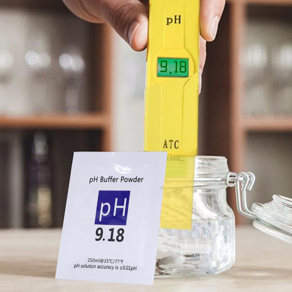 PH Meter Calibration Powder With Durable Moisture-Proof Individual Packet For PH Test Meter 4.00/6.86/9.18