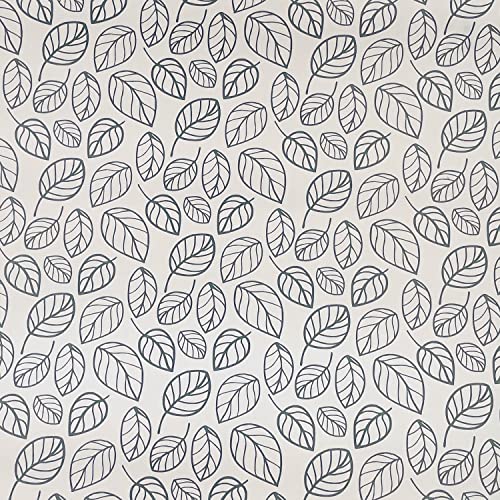 Yifasy 19.7ft Roll Green Leaf Shelf Liner Peel and Stick Countertop Shelving Paper Wallpaper Drawer Chest Vinyl Film (M-236.2x17.7 Inch)