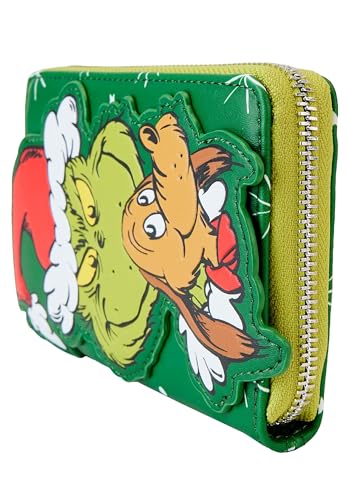 Loungefly Dr. Seuss' How the Grinch Stole Christmas! Santa Cosplay Zip Around Wallet