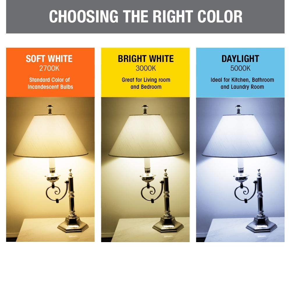 Feit LEDR56/827 1250 Lumen 2700K 5 & 6 Inch Dimmable Retrofit Kit - 120W EQUIVALENT, 20.5w