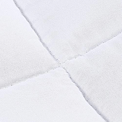 Utopia Bedding All Season Down Alternative Quilted Comforter Full Size- Duvet Insert with Corner Tabs- Machine Washable - Bed Comforter – White