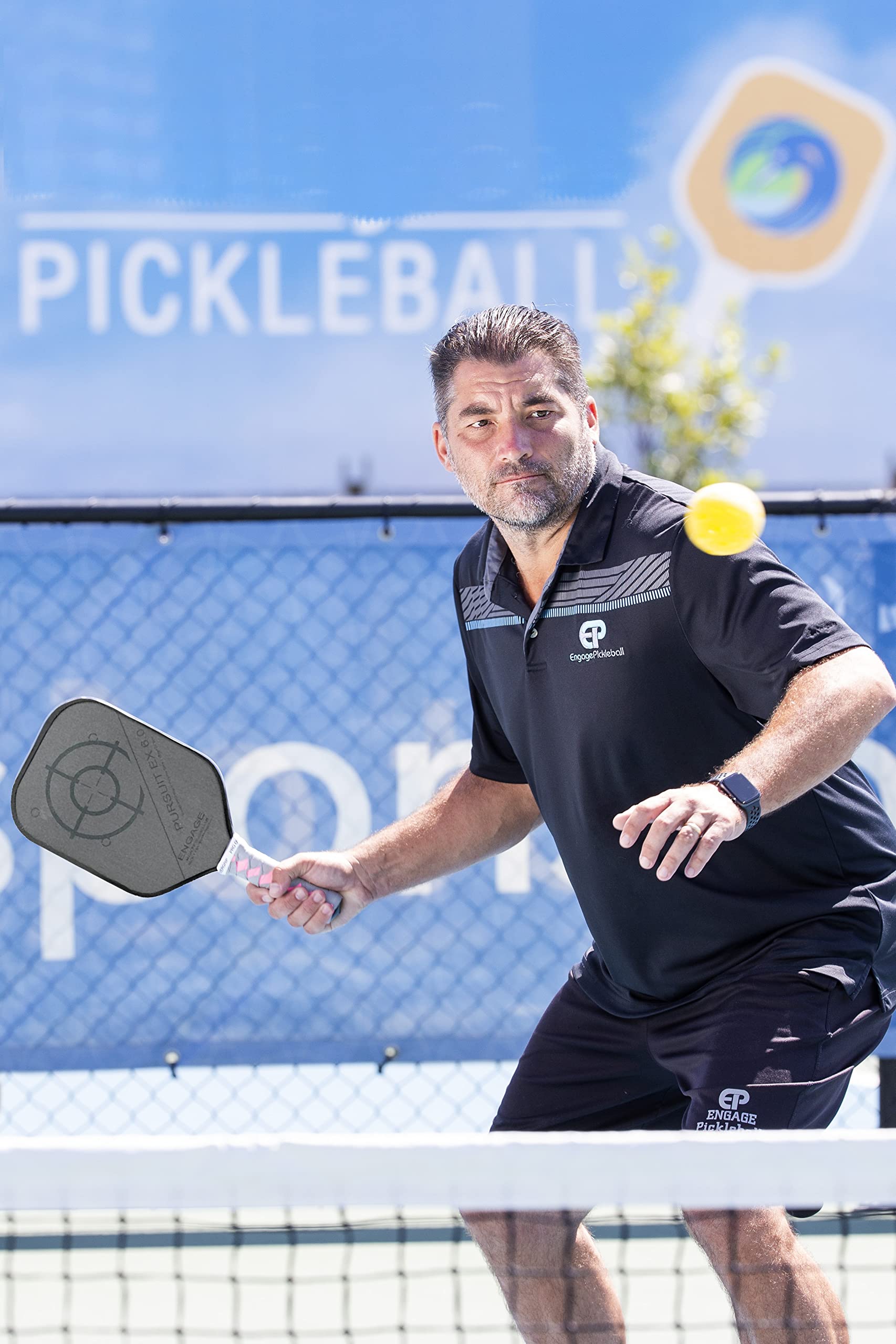 Engage Pickleball Poach Infinity EX Pickleball Paddle - Pickleball Paddles with Black Polymer Core - USAPA Approved Pickleball Paddles - Pickleball Rackets for Adults