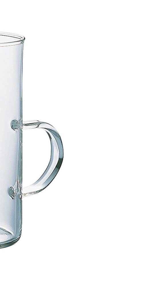 Hario Heat Resistant Glass Mug, 260ml, Clear (Pack of 2)