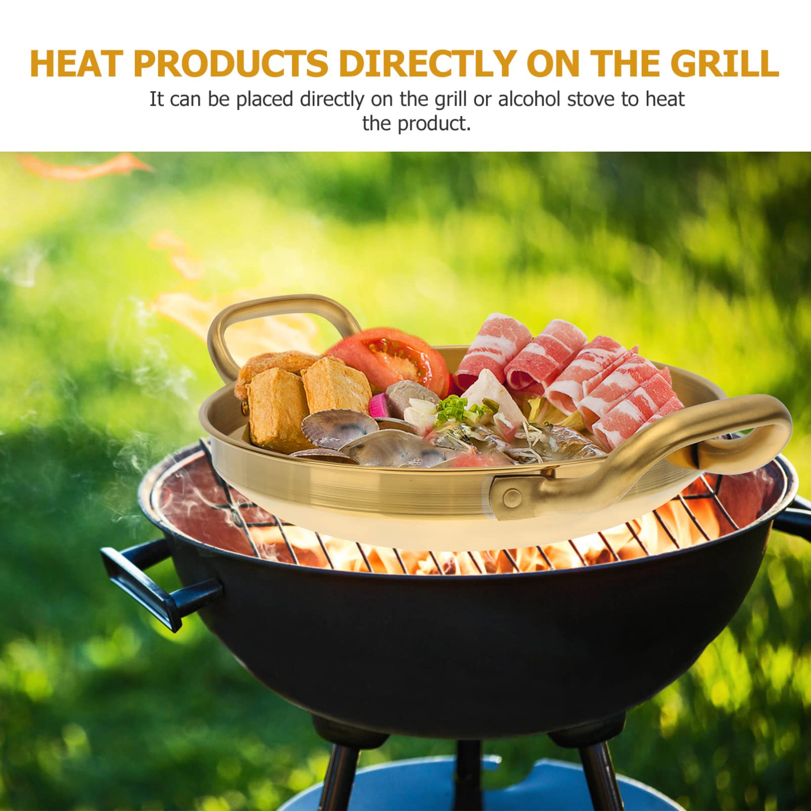 Korea Noodle Ramen Pot Stockpot: Stainless Steel Pasta Pots Stir Fry Pan Omelet Paella Pans Ramen Soup Pot
