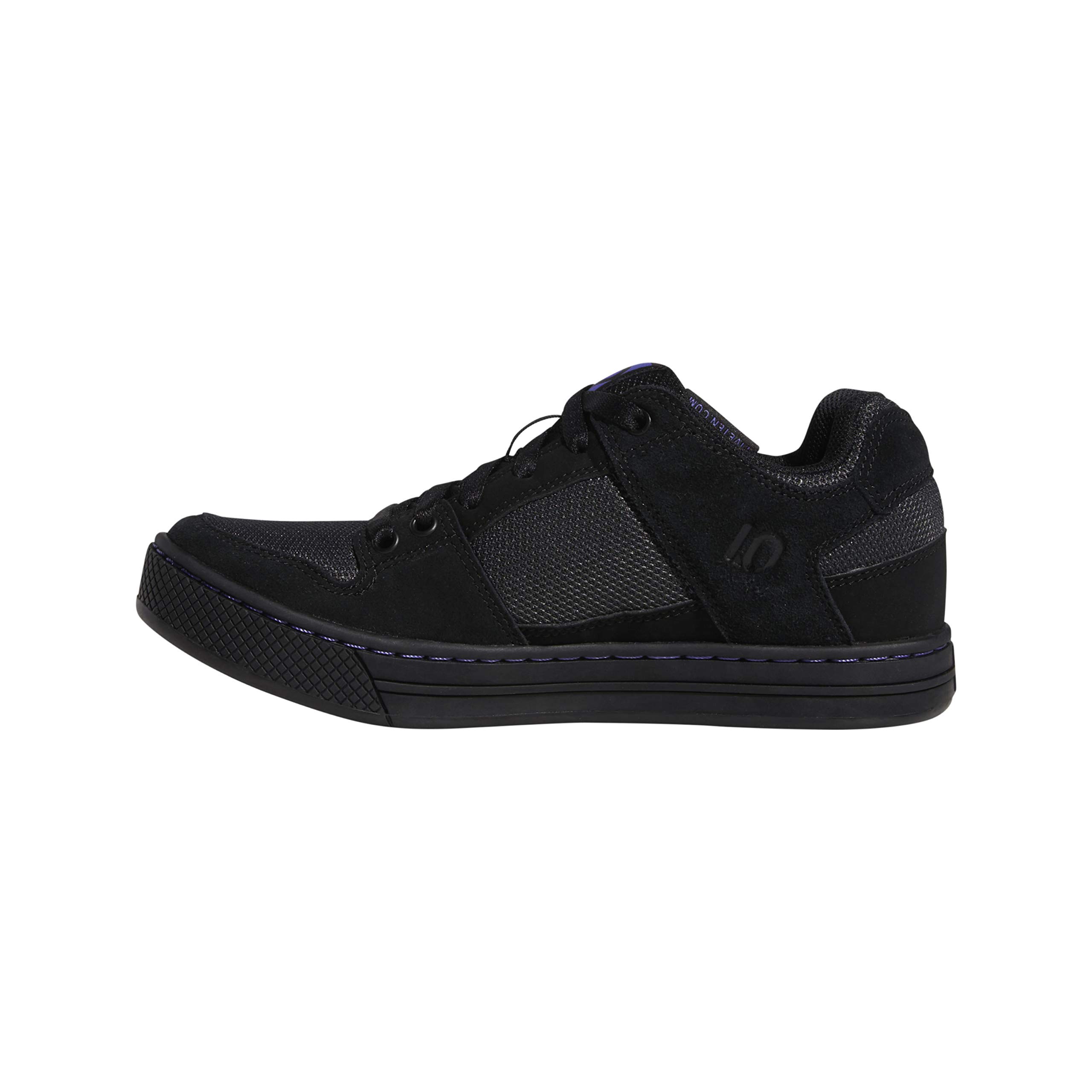 Five Ten Women's Freerider Mountain Bike Shoe, Carbon/Black/Purple - 10.5