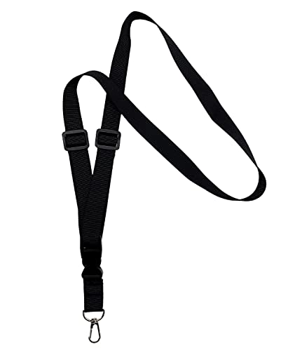 Wanty Remote Controller Lanyard Padded Neck Black Nylon Strap for DJI Drone Phantom 3 4 Pro Inspire 1, Adjustable and Detachable