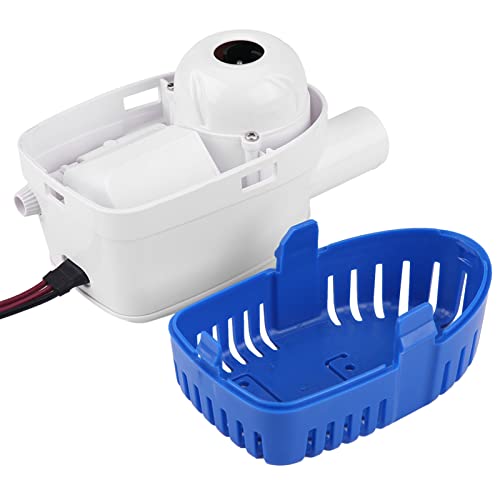 Float Switch Water Pump, Automatic Bilge Pump Boat Bilge Water Pump High-impact Durable Housing Small Siz No Vibration Operation for Pools for Boat Bilges