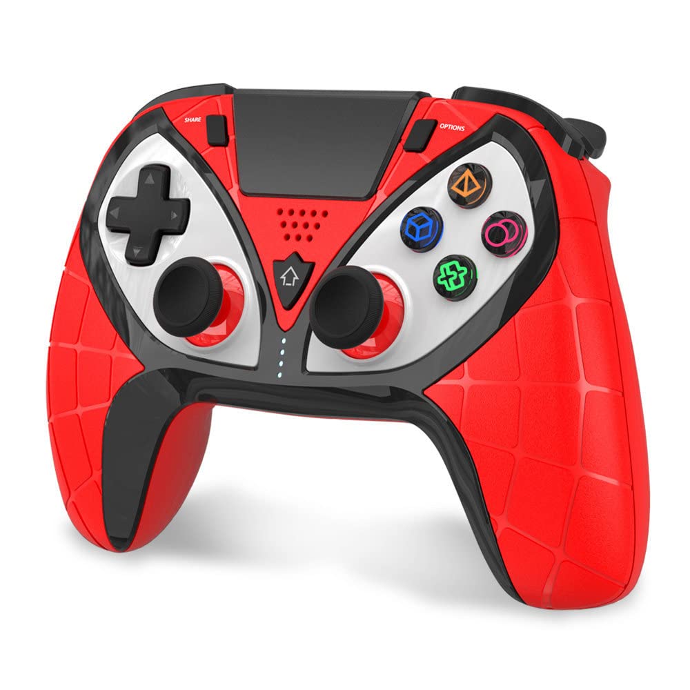 GEEKLIN Wireless Gaming Controller for PS4, Wireless Gamepad Remote Joystick for PS4/PS3/Android/iOS/PC with Upgraded Joystick, Headset Jack and Dual Vibration