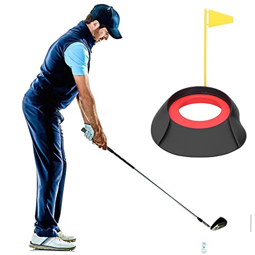 Golf Practice Putting Cup Training Aids Indoor Putter Regulation Cup with Hole and Flag