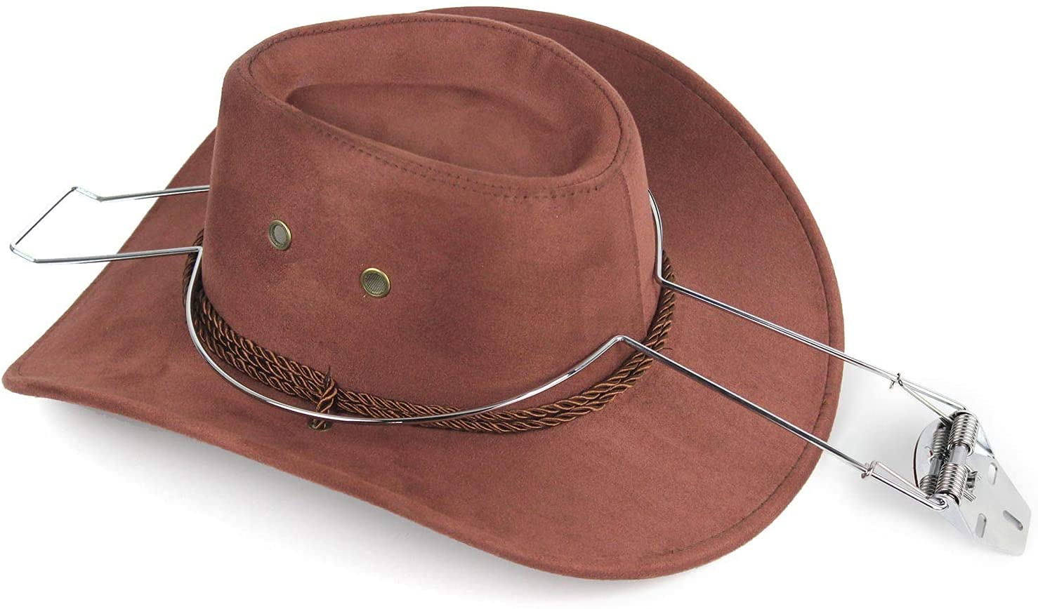 GEEDAR 2 Packs Cowboy Hat Rack for Trunk, Cowboy Hat Holder for Car, Saver Hat Clip for Western Hats Sliver