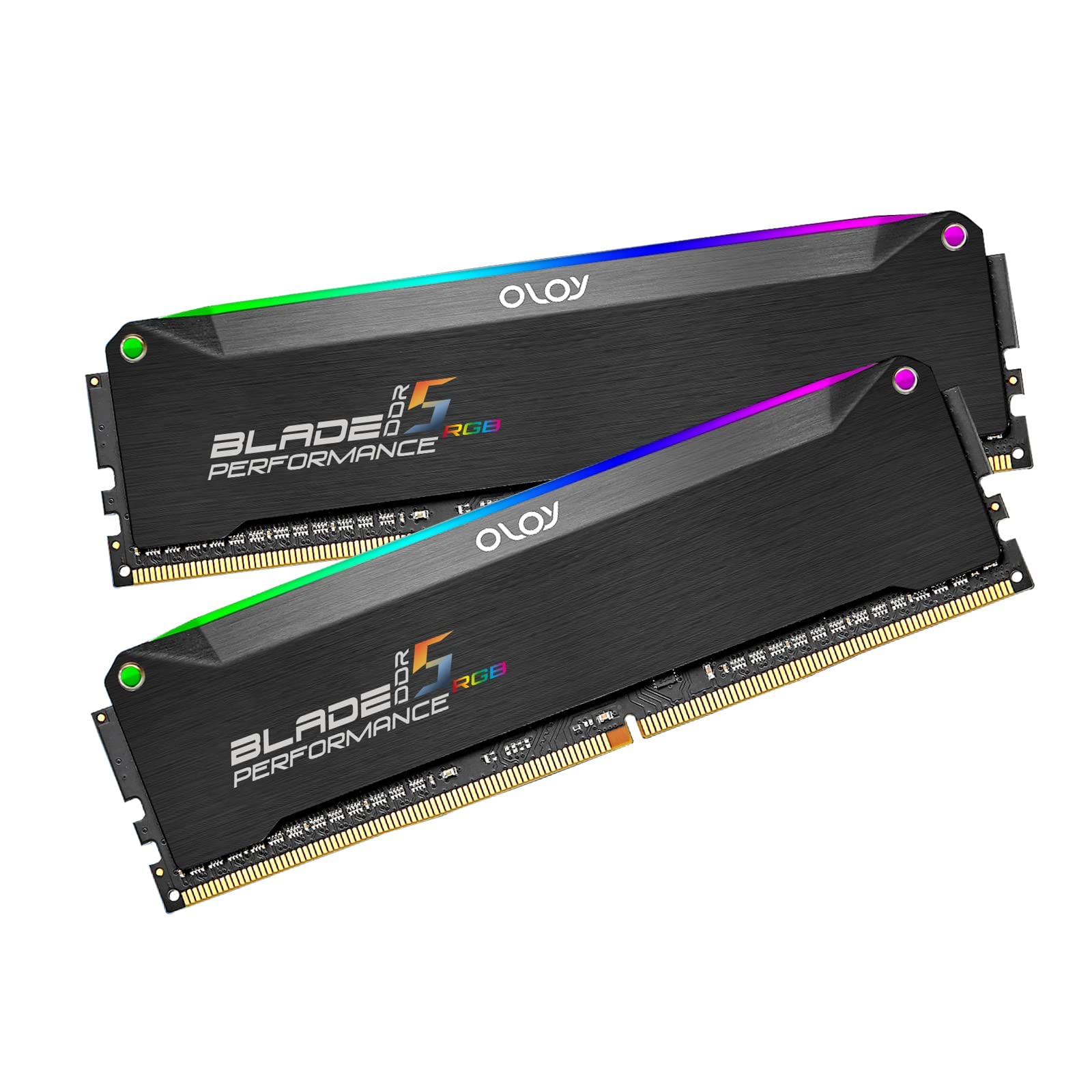 OLOy DDR5 RAM 32GB (2x16GB) Platinum Blade RGB 6200 MHz CL32 1.35V Gaming UDIMM (MD5U1662320BRSDE)