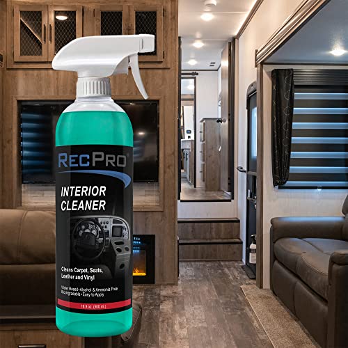 RecPro RV Interior Cleaner | Furniture Cleaner, Seat Cleaner, Fabric Cleaner | Cleans Carpets, Seats, Leather, Upholstery and Vinyl (Interior Cleaner Only)