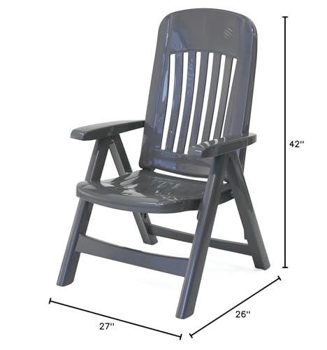 KETTLER Comtesse Polymer Resin Multi Position Chair - Grey