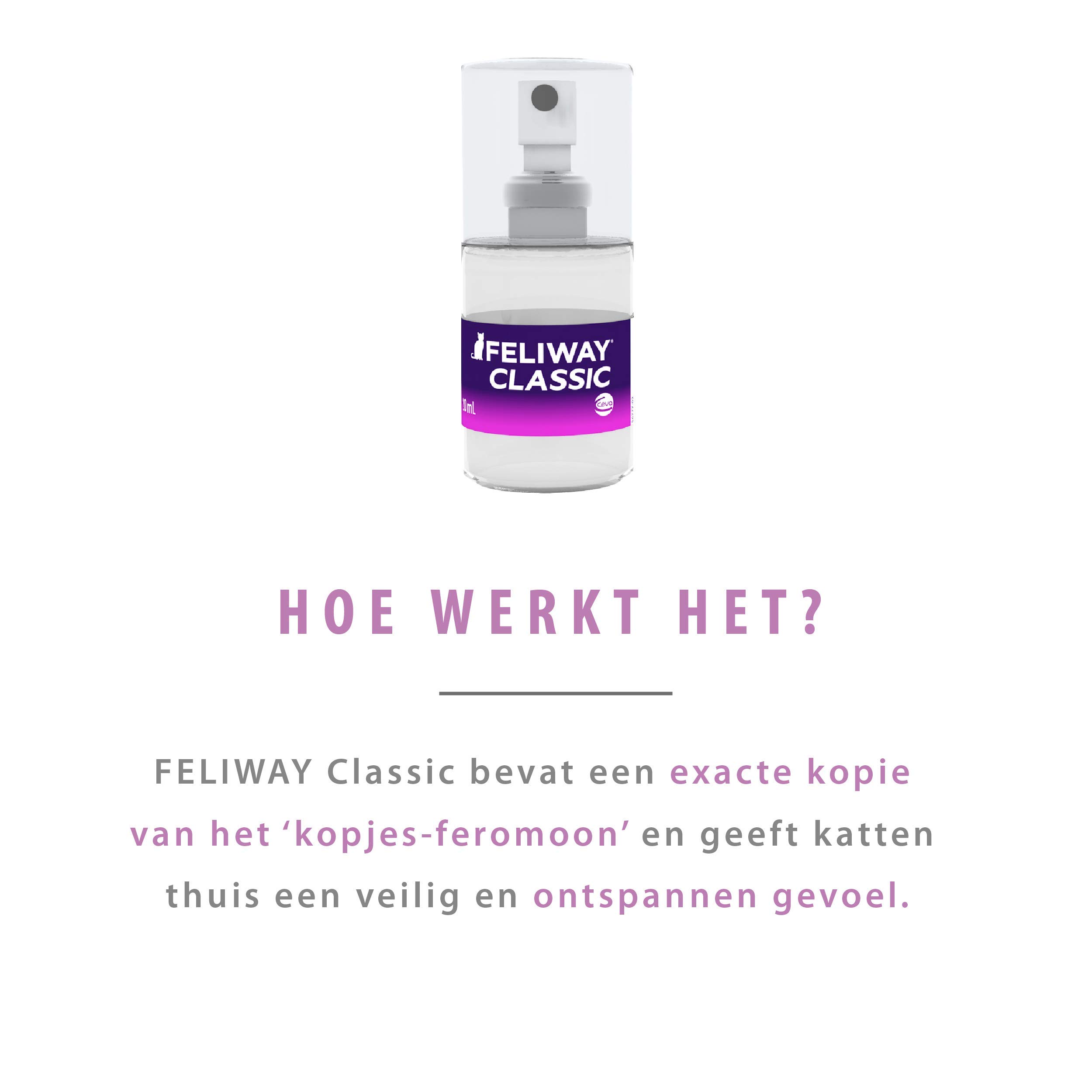 FELIWAY Classic Cat Calming Pheromone Travel Spray (20 mL)